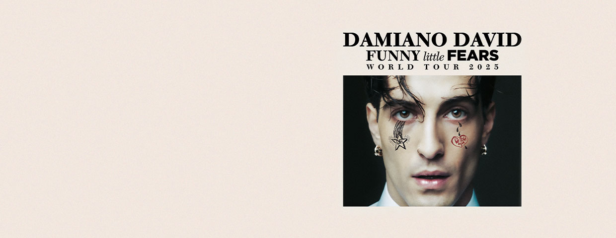 Damiano David Tickets 2025 - Karten jetzt bei kölnticket.de bestellen!