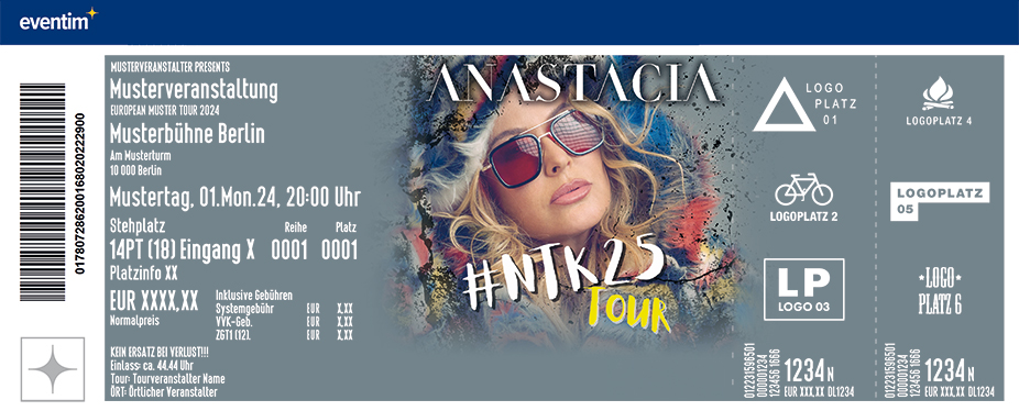 Anastacia Tickets 2025 - Karten jetzt bei kölnticket.de bestellen!
