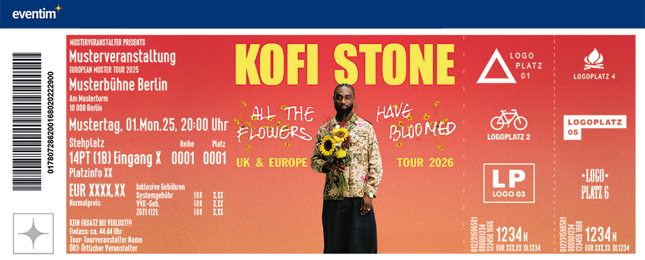 Tickets for Kofi Stone at kölnticket