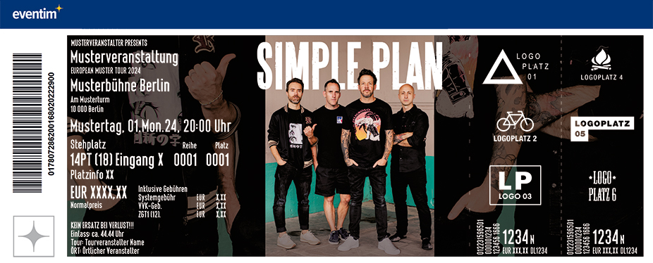Simple Plan Tickets 2024 - Karten jetzt bei kölnticket.de bestellen!