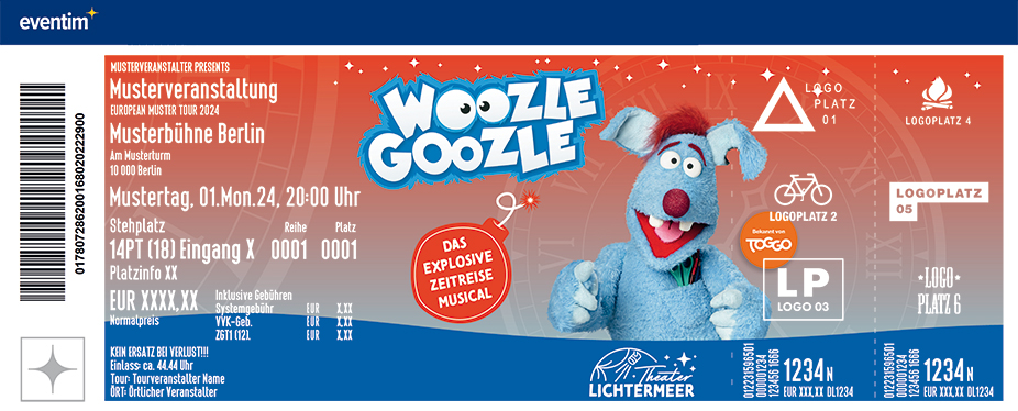 Bei kölnticket.de Tickets für Woozle Goozle - Das Woozical | Theater ...