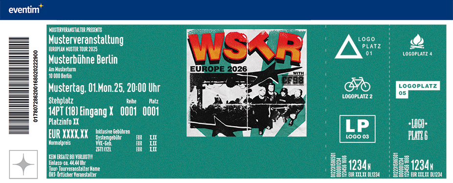 WSTR Tickets 2026 - Karten jetzt bei kölnticket.de bestellen!