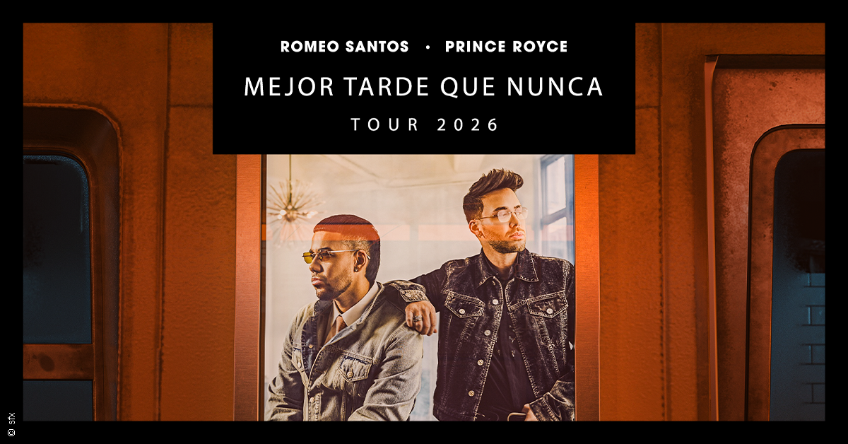 Tickets für Romeo Santos in KÖLN am 18.07.2026 20:00 - LANXESS arena KÖLN